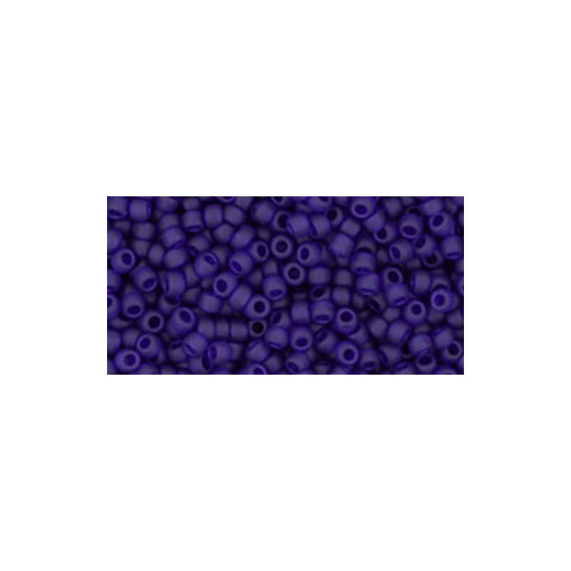 TOHO Rocailles 11/0 (#8DF) Transparent-Frosted Cobalt